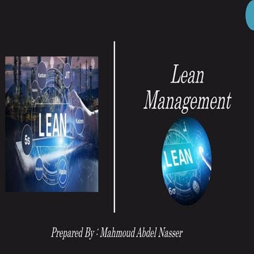 Lean management ppt | PPTX