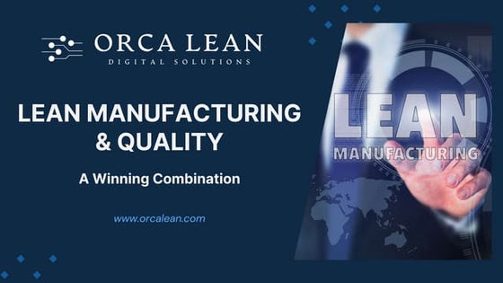 Lean Manufacturing PPT | Lean Management PPT | PPT