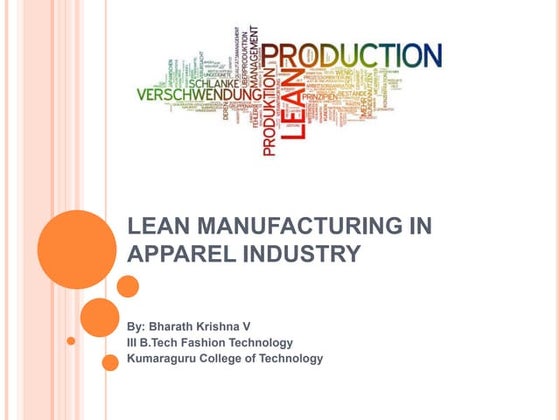 Lean manufacturing | PPT | Mechanical and Industrial Engineering ...