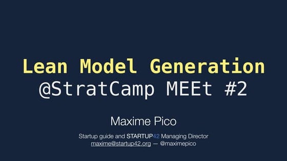 Business Model & Lean Canvas-Galaxy for Gamers, Genius Inventors, and ...