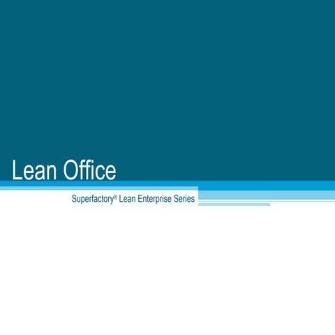 Lean Office Sample | PPT