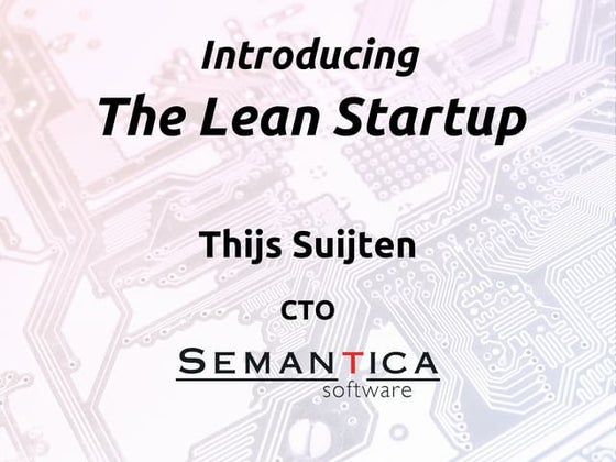 TAG Luncheon: Lean: FastCap Style | PPT