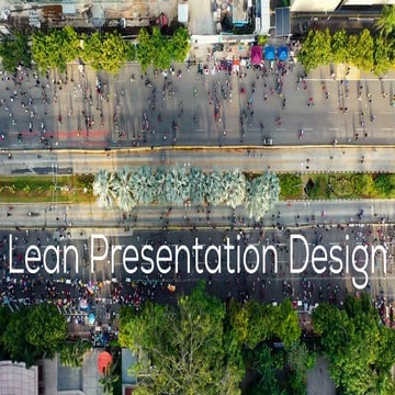 Lean Presentation Design | PDF
