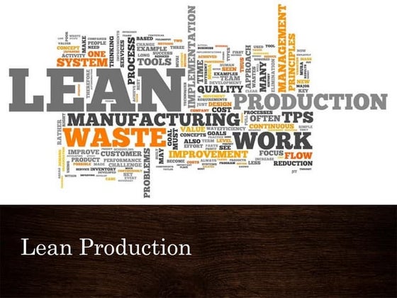LEAN PRODUCTION.pptx productivity slide share | PPT