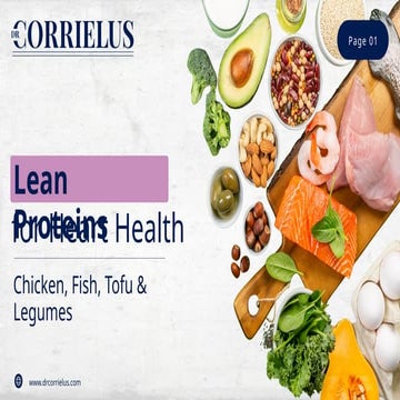 Lean Proteins for Heart Health Chicken, Fish, Tofu & Legumes.pptx