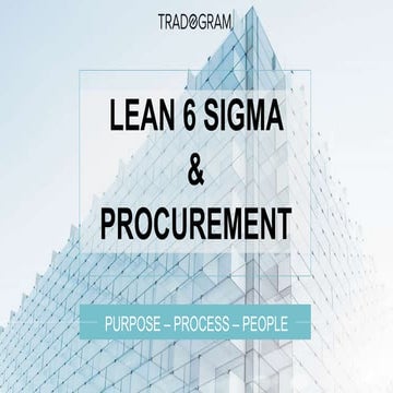 Lean Six Sigma and Procurement | PPTX
