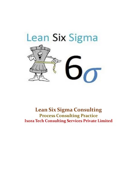 Six sigma & operations management | PPTX