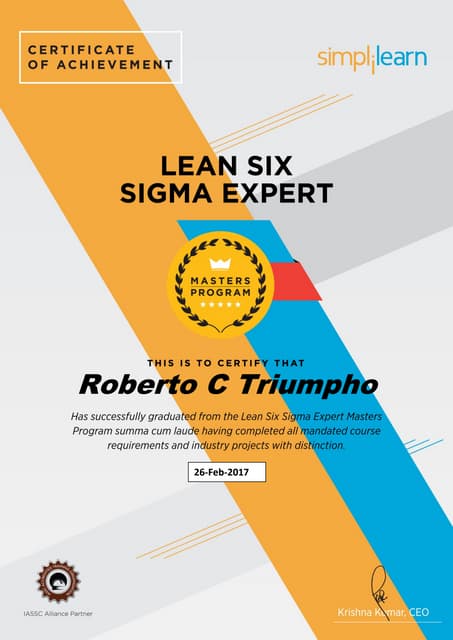 Lean Management Certificate | PPT