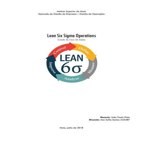 Lean six sigma operations | PDF