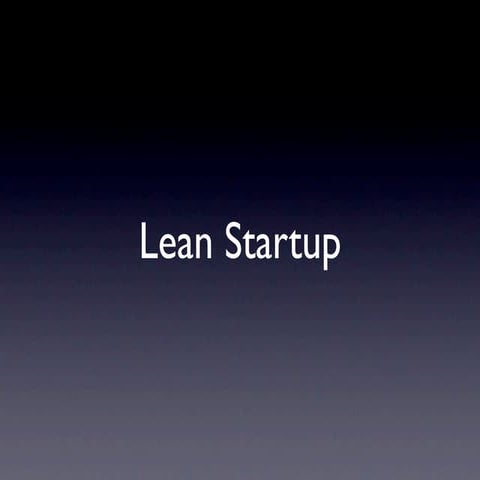 Lean Startup | KEY