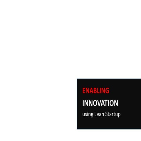 Lean startup presentation | PPTX