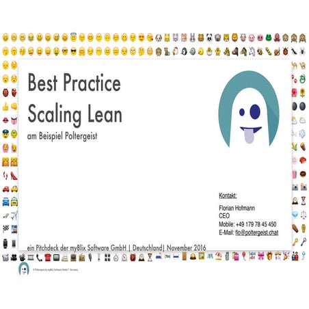 Scaling lean - Poltergeist Market Fit | PDF
