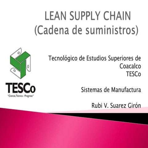 Applying Lean Six Sigma to the Supply Chain | PDF