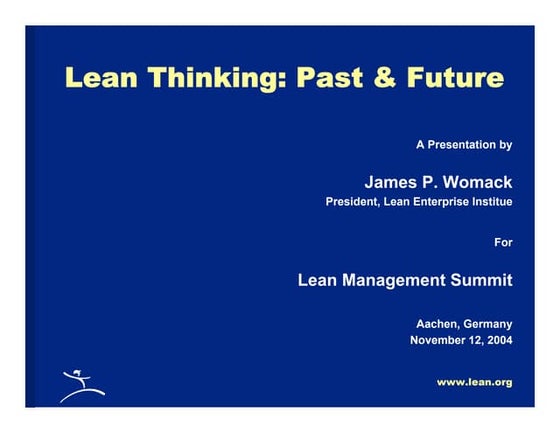 Implementation of Lean Thinking in Project Risk Management | PPT