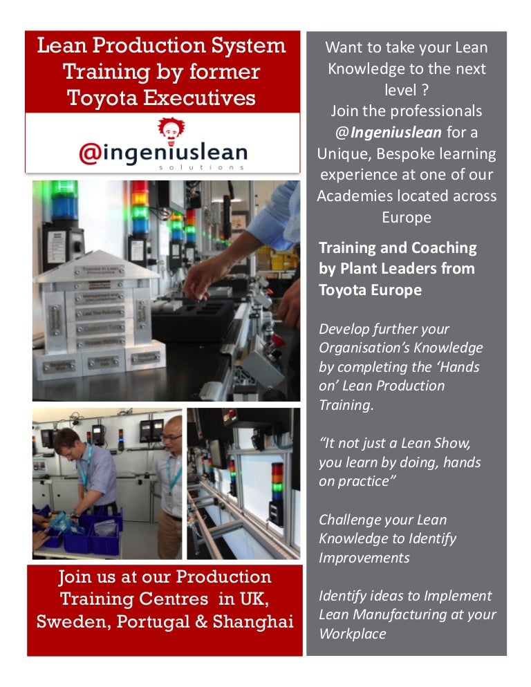 Lean Training and Development