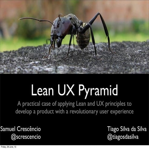 Lean UX Pyramid | PPT