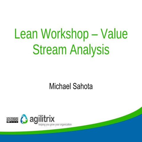 Value Stream Mapping Workshop | PPT