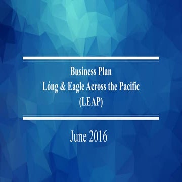 Leap business plan | PPT