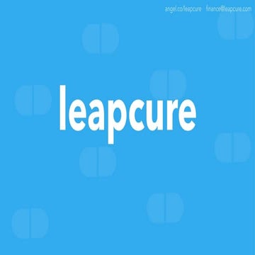 Leapcure Pitch Deck | PDF