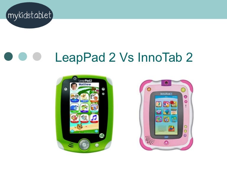 LeapPad 2 vs InnoTab 2