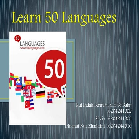 Learn 50 Languages | PPTX