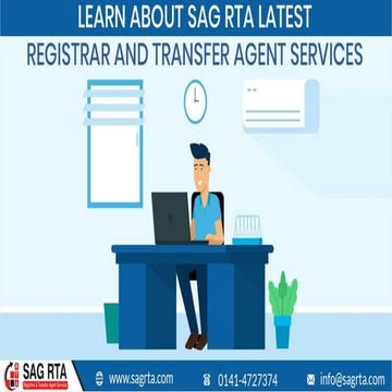 Registrar and Transfer Agent Services from SAG-RTA India | PDF