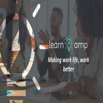 Learn amp - Welcome presentation | PPTX