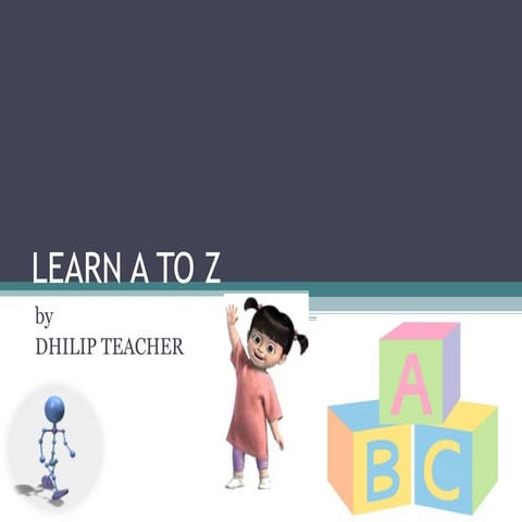 Learn English Alphabet A to Z | PPT