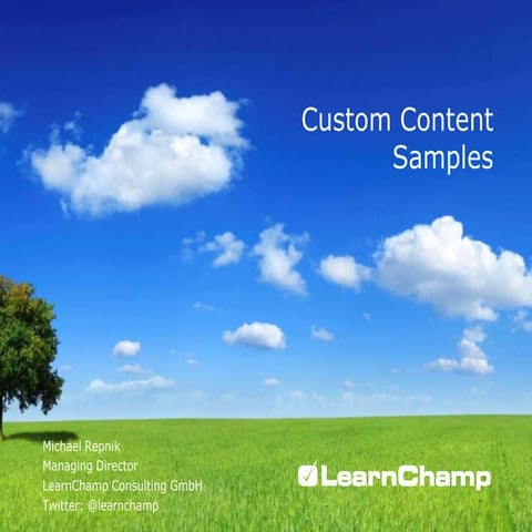 LearnChamp eLearning Samples | PPTX
