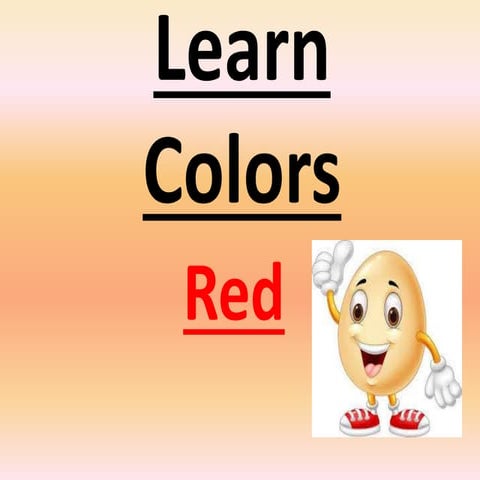 Learn colors | PPTX