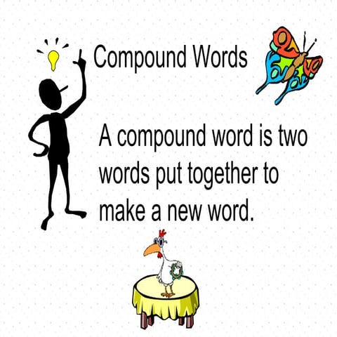Learn compound words | PPT | Oral care | Personal Care