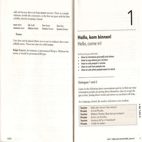 Complete Dutch – Teach Yourself - Chapter 1 | PDF