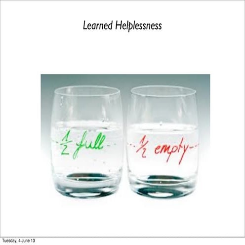 Learned helplessness | PDF