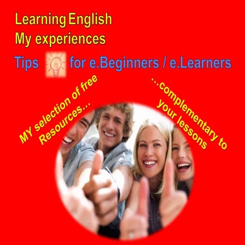 Learn english free / Apprendre l'anglais gratuitement version EN | PPTX