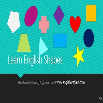 Learn english shapes | PPTX