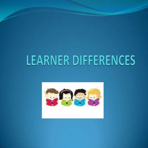 Learner Differences | PPT