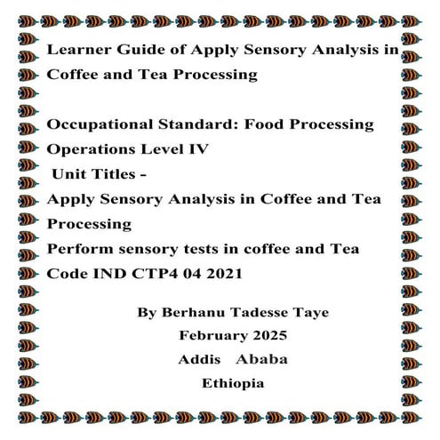 Learner Guide of Apply Sensory Analysis in Coffee and Tea Processing.pdf