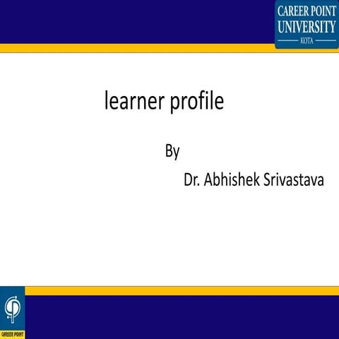 Learner profile | PPTX