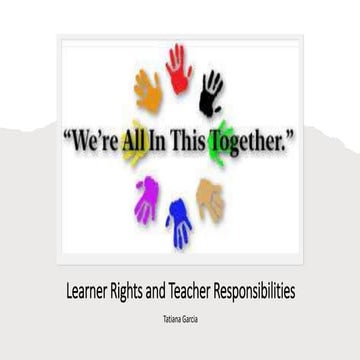 Learner Rights and Teacher Responsibilities | PPT