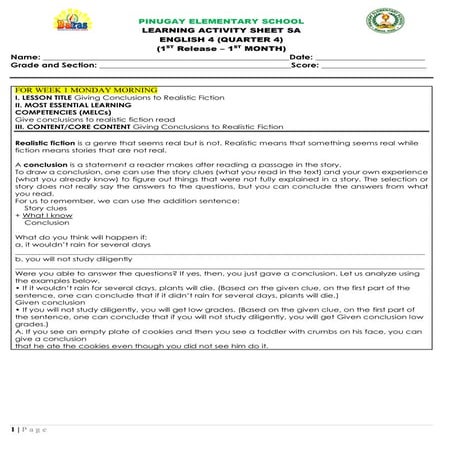LEARNERS ACTIVITY SHEET QUARTER 4_ENG SCIE MATH FILIPINO_1ST RELEASE ...