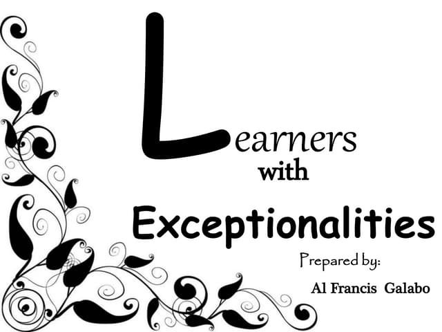Understanding Categories of Exceptionalities.pptx