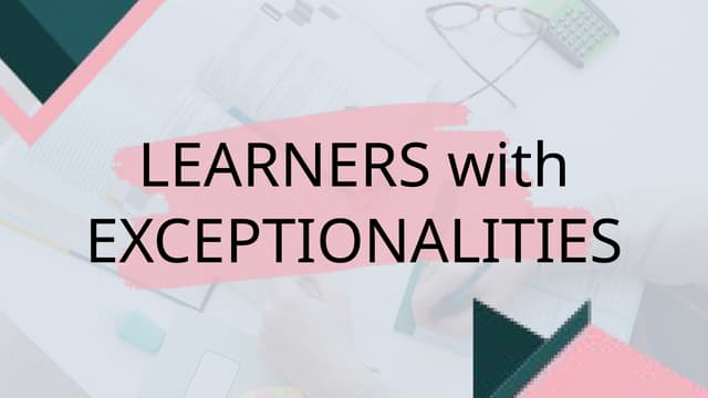 Understanding Categories of Exceptionalities.pptx