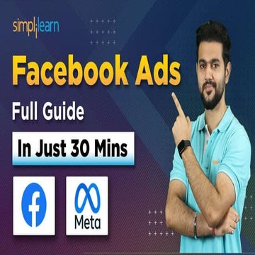 Learn Facebook Ads In 30 Minutes | Facebook Ads 2024 | Digital ...