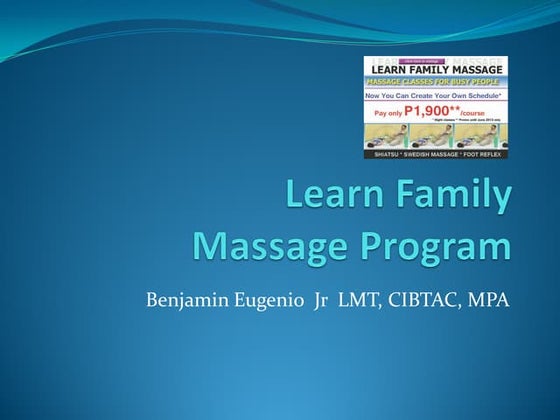 AWSA GUIDE ON 5 BASIC MASSAGE STROKES (DOH) | PDF