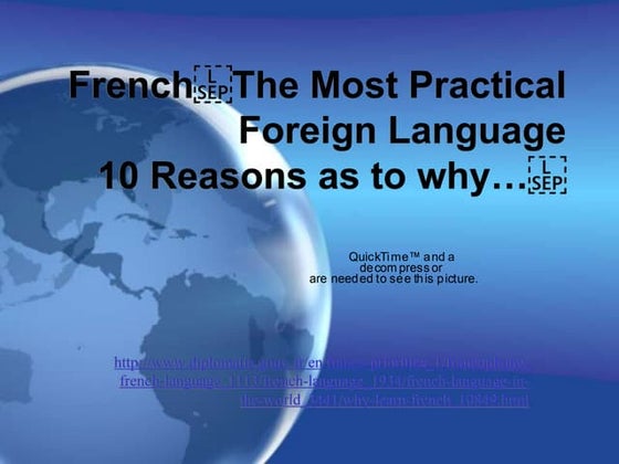 Reasons for learning french | DOC