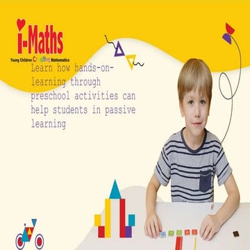 Learn how hands-on-learning through preschool activities can help ...