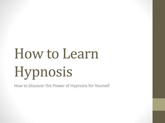 HYPNOSIS | PDF