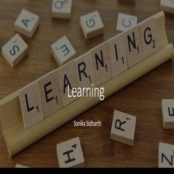 Learning ppt | PPTX