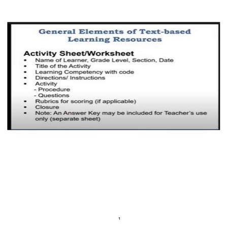 Learning activity-sheets-template | DOCX