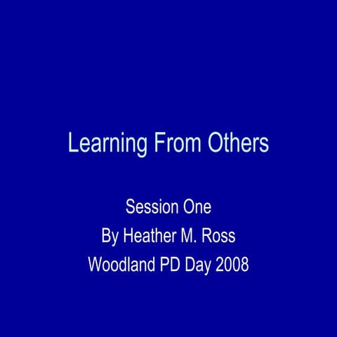 Learning From Others | PPT